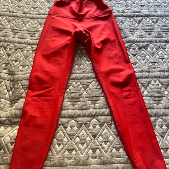 ALO Yoga | Bottoms | Alo Yoga Airlift Red Leggings With Highrise ...